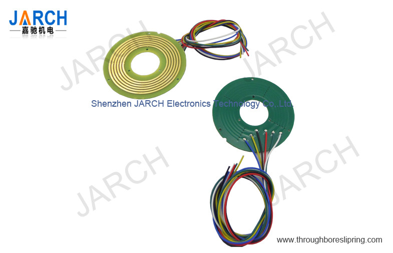 Electrical Filling equipment Pancake Slip Ring , mini rotary swivel joint